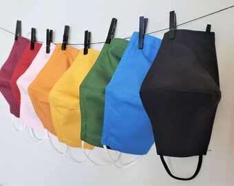 Plain Face Mask - Etsy