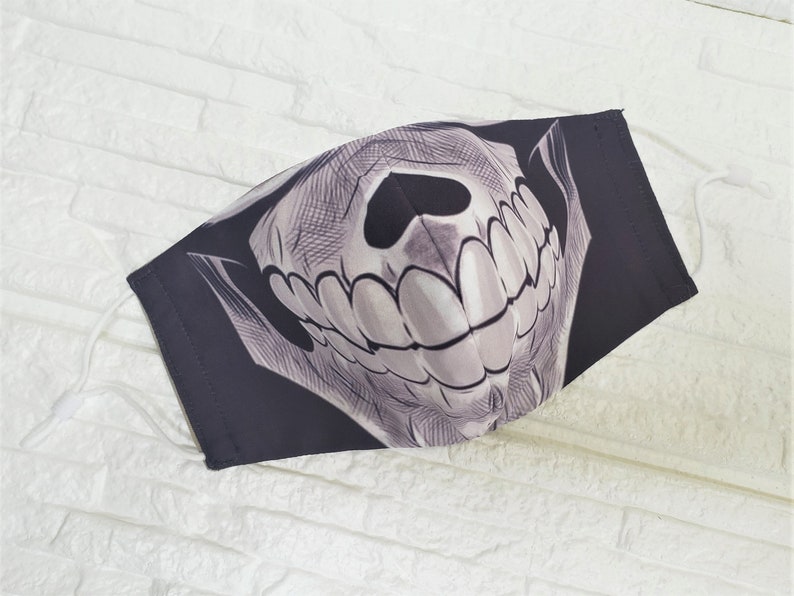 Halloween Fun Face Mask for Kids and AdultsWitchGrim | Etsy