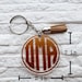 Acrylic Monogram Keychain 2 Acrylic Round Key Chain - Etsy