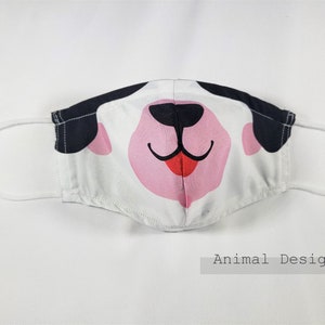 Fun Animal Cute Reusable Cloth Face Masks,face Coverings for Kids and ...