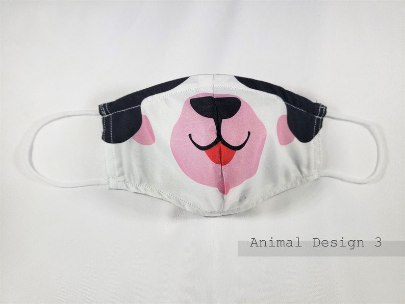 Fun Animal Cute Reusable Cloth Face Masksface Coverings for - Etsy