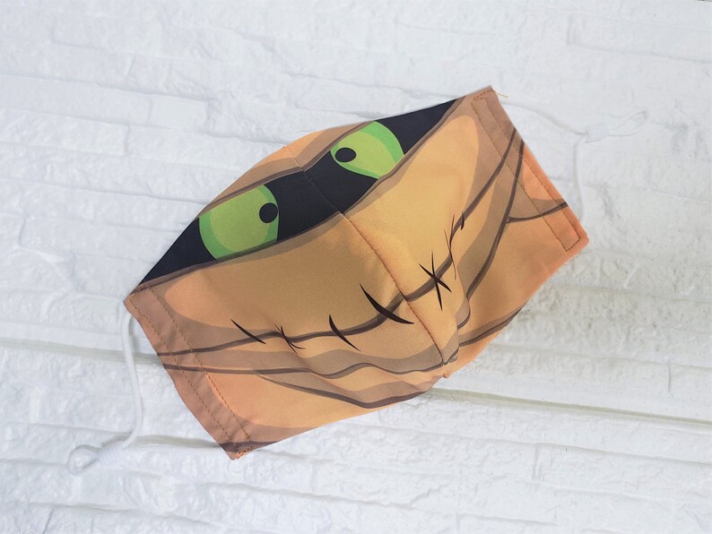 Halloween Fun Face Mask for Kids and AdultsWitchGrim | Etsy