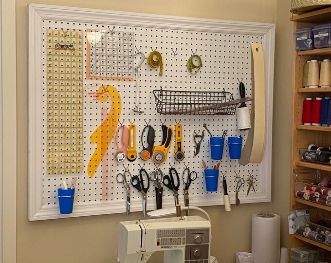 32 X 24 Beautiful Framed Pegboard Peg Board | Etsy