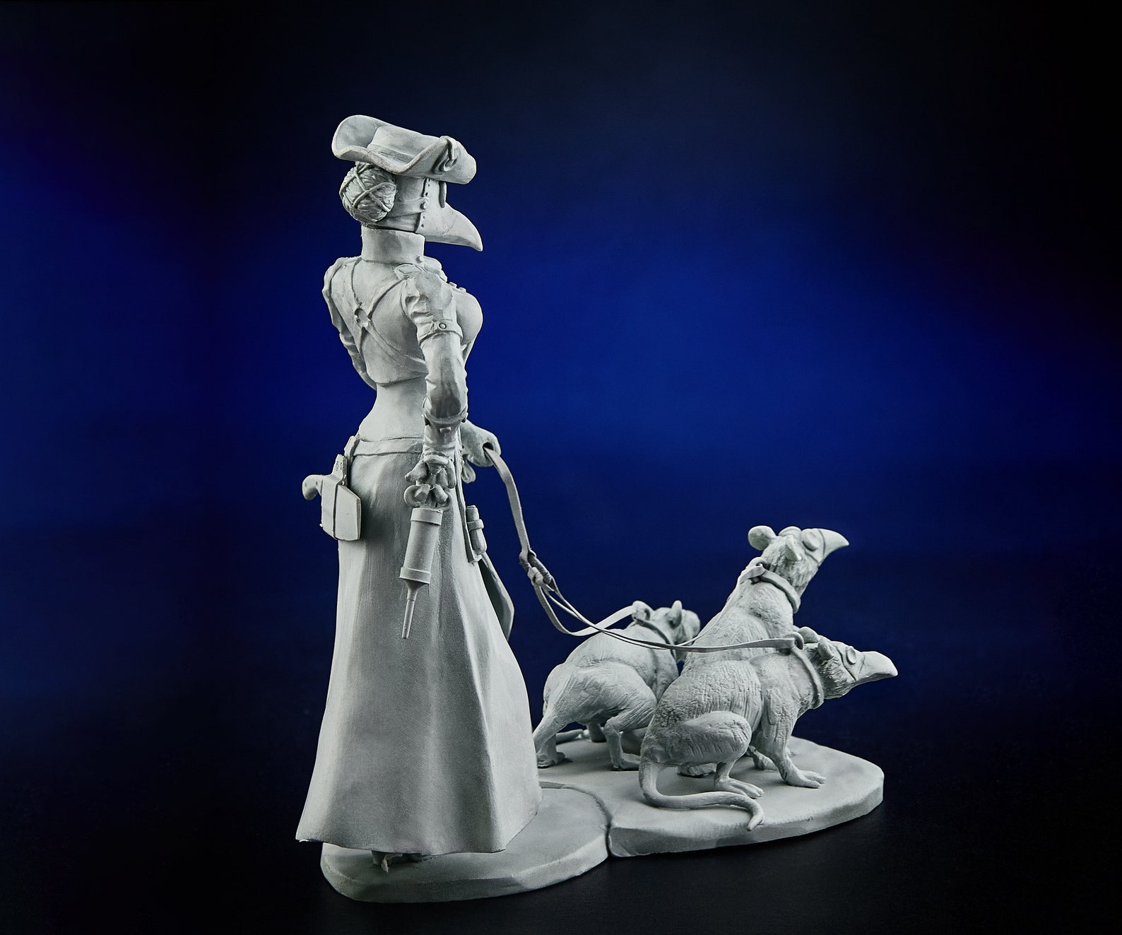 Plague Doctor Mildred With Rats for a Walk 75mm Resin Kit - Etsy