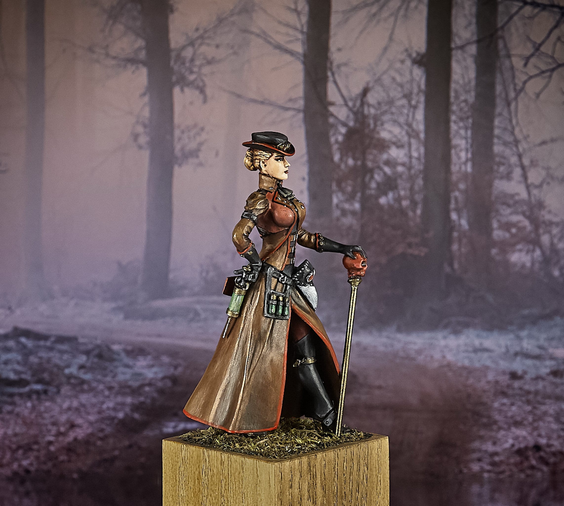 Plague Doctor Mildred, 75mm Resin Kit Model , 1/24 Scale Fantasy ...