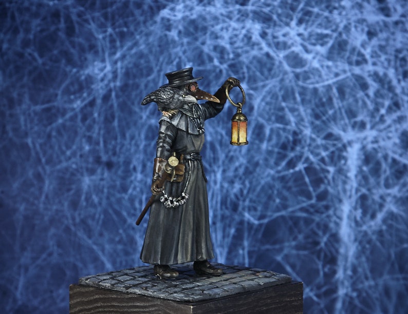 75mm Resin Kit Model Plague Doctor /unassembled | Unpainted - Etsy