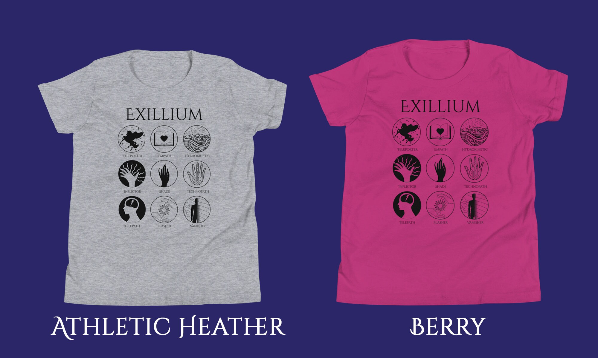 Keeper of the Lost Cities Inspired Exillium Bookish Youth Short Sleeve ...