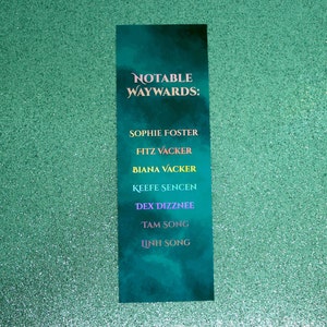 Keeper of the Lost Cities Exillium Inspired Holographic Foil Bookmark ...