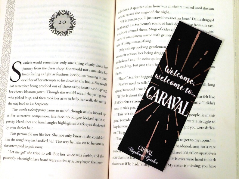 Caraval Bookmark Set Printable Bookmarks Digital Download | Etsy
