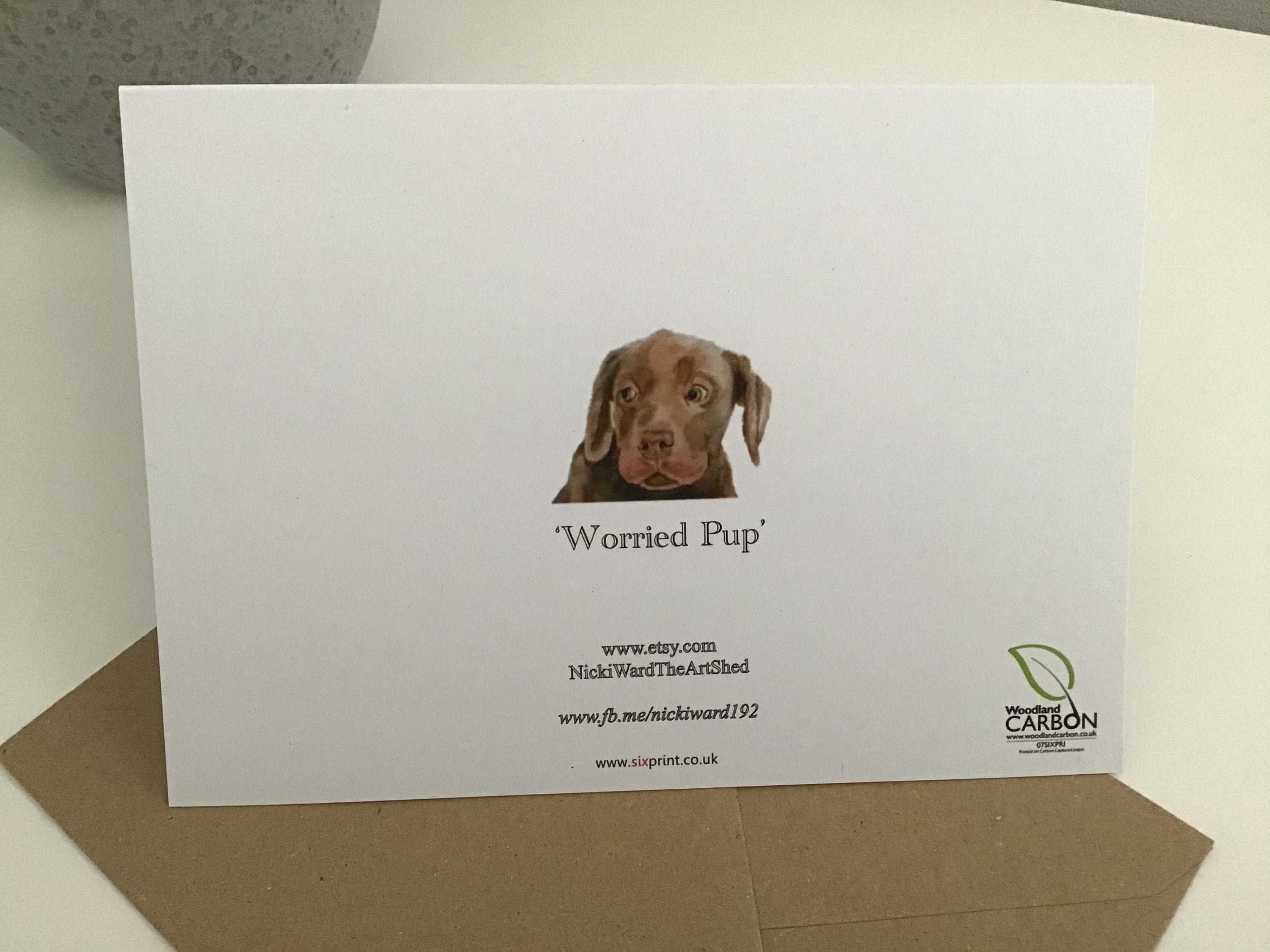 Labrador Puppy Card - Etsy