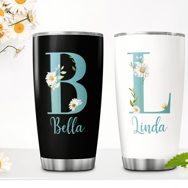 Initial Tumbler - Etsy
