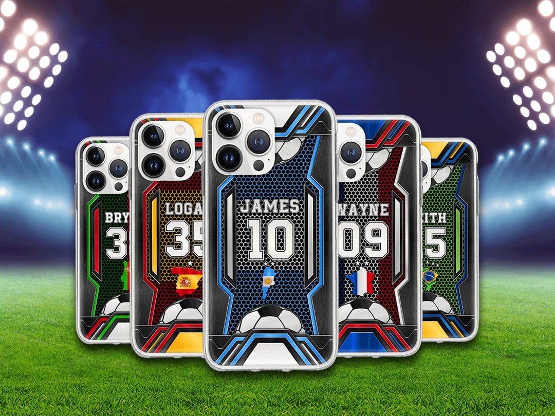 Personalized Your Country Map Soccer Phone Case Cool Gifts for - Etsy