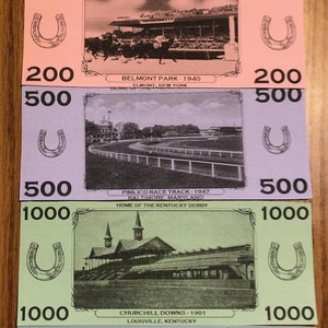 Kentucky Derby Dollars Printable Play Money - Etsy