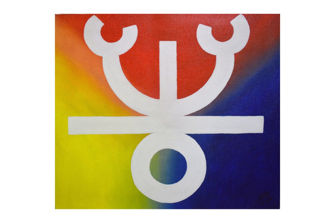 Handmade Acrylic Painting Harappan Motif Sign Theme Home - Etsy