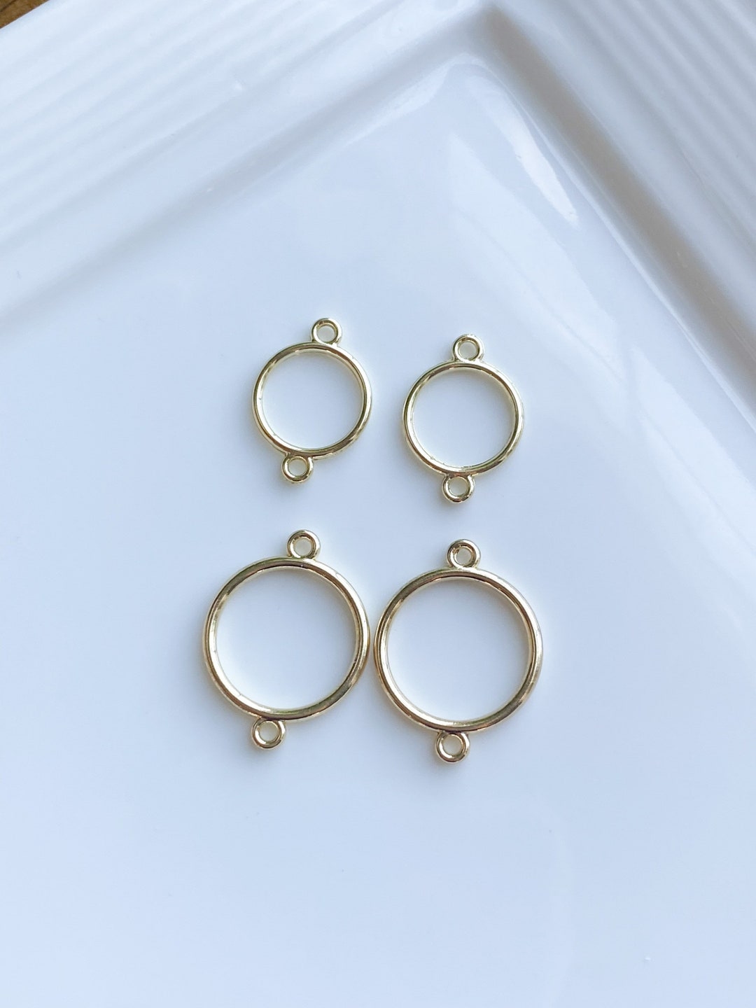 10 Piece Circle Connectors, Connectors for Jewelry Making, Bracelet ...