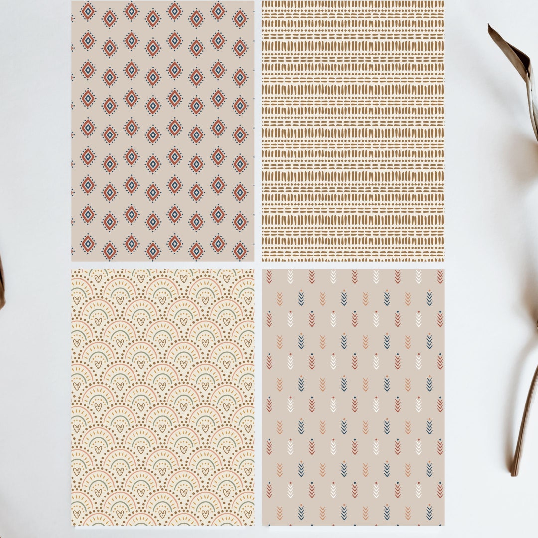 Transfer Sheets for Polymer Clay Image Transfer Designs, Boho ...