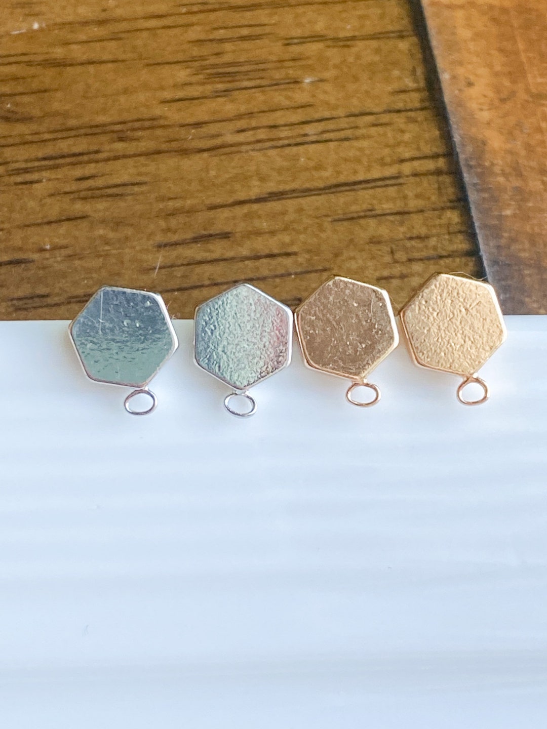 Earring Post With Loop, Earring Post Findings, Circle Post Findings ...