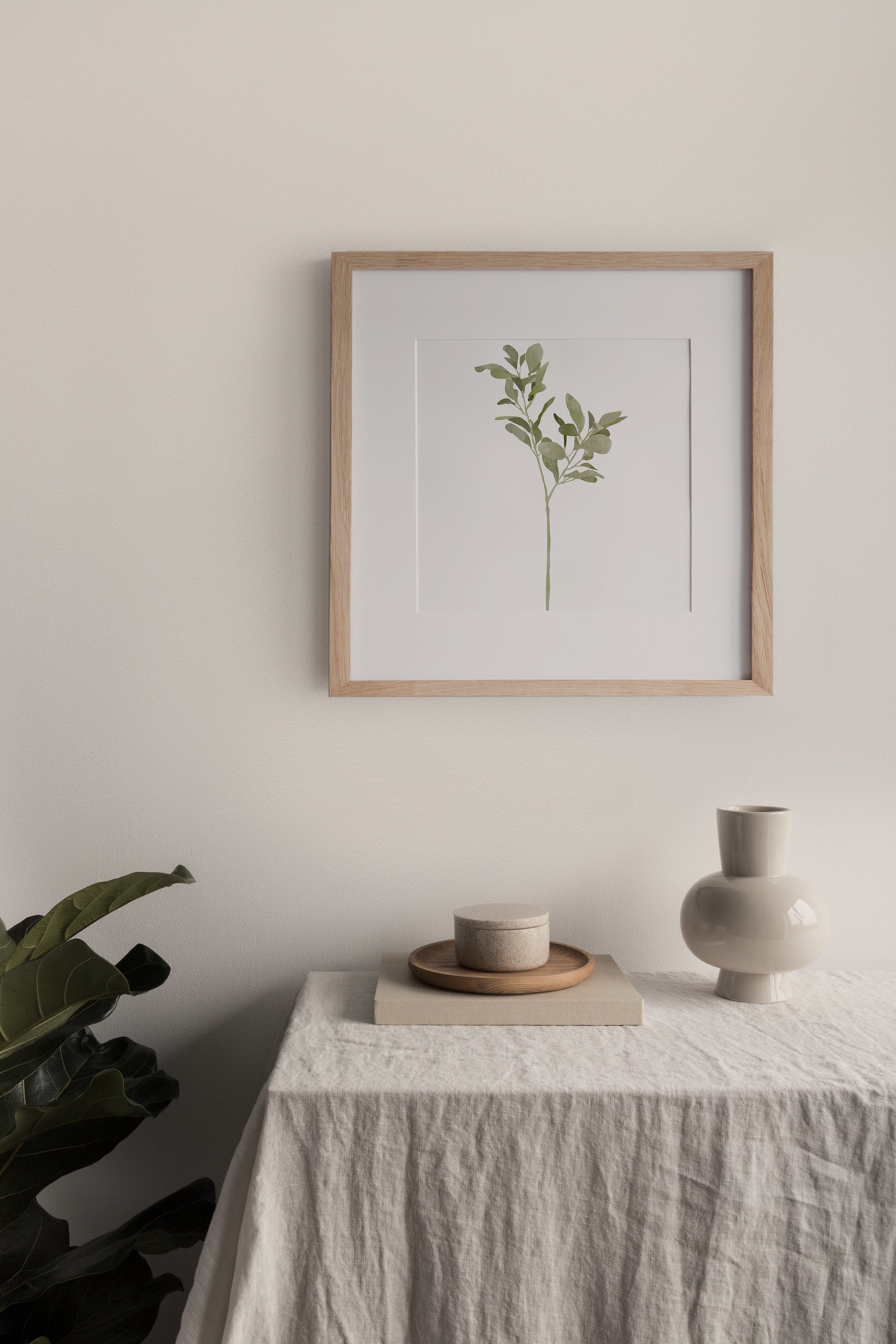 Green Leaf Poster ⎮ Printable ⎮ Wall Decor - Etsy