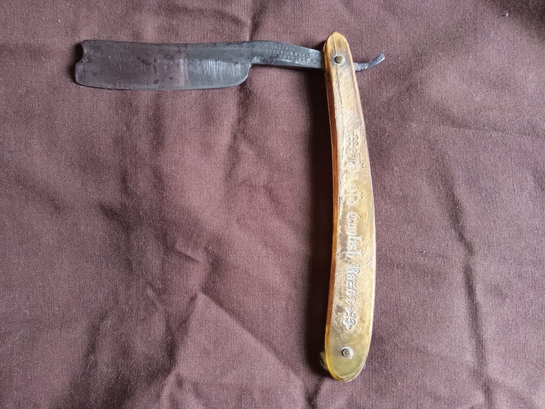 Frederick Reynolds Old English Razor, 1800s Straight Razor, Shaving ...