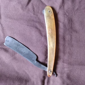 Frederick Reynolds Old English Razor, 1800s Straight Razor, Shaving ...