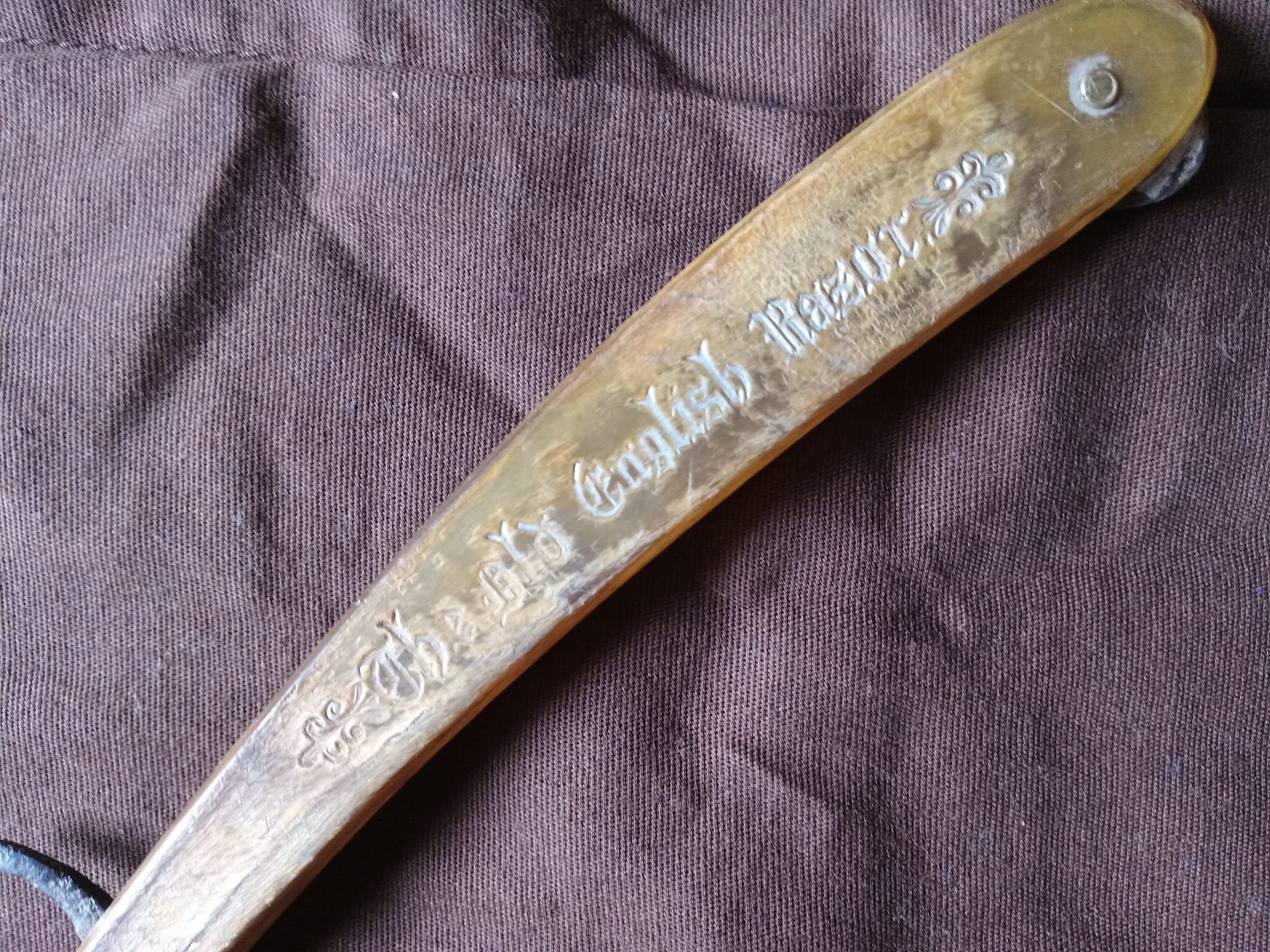 Frederick Reynolds Old English Razor, 1800s Straight Razor, Shaving ...