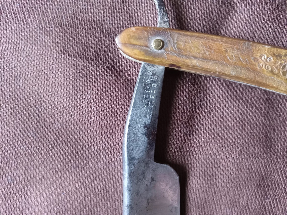 Frederick Reynolds Old English Razor, 1800s Straight Razor, Shaving ...