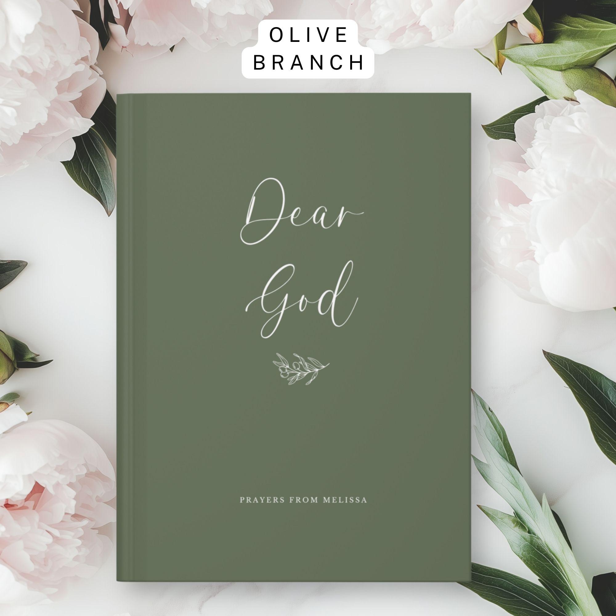 Dear God Personalized Prayer Journal, Custom Name Christian Notebook ...