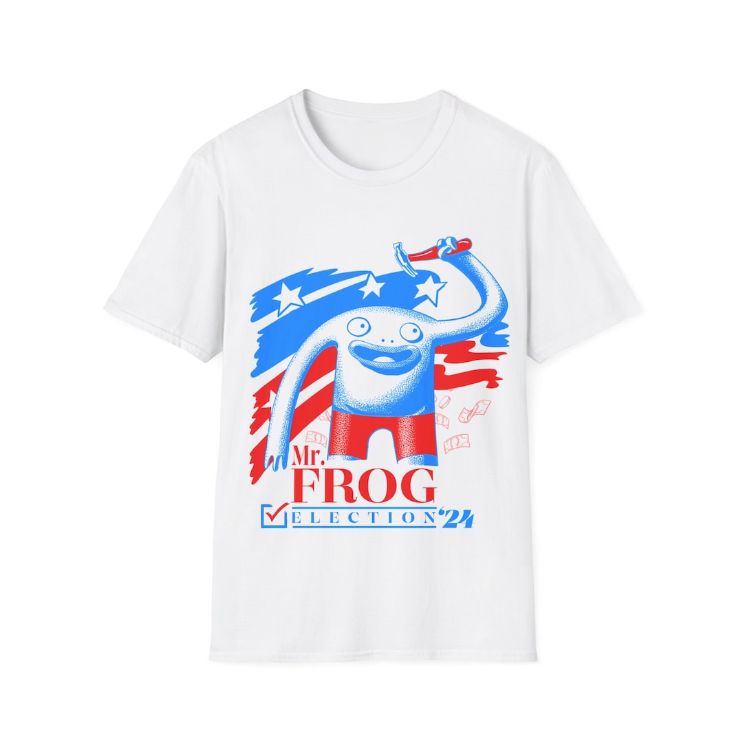 Smiling Friends Mr. Frog Presidential Unisex Softstyle T-shirt - Etsy