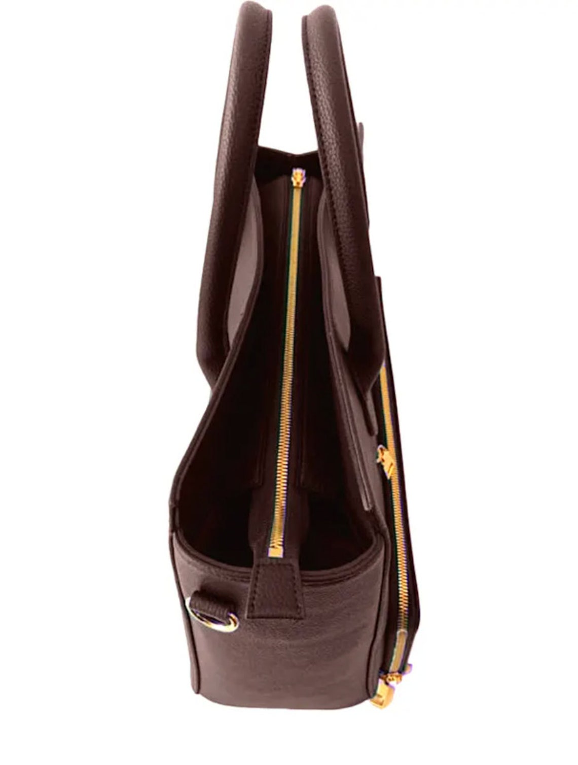 LIMITED FALL EDITION Hand Made Chocolate Brown Leather/gold - Etsy