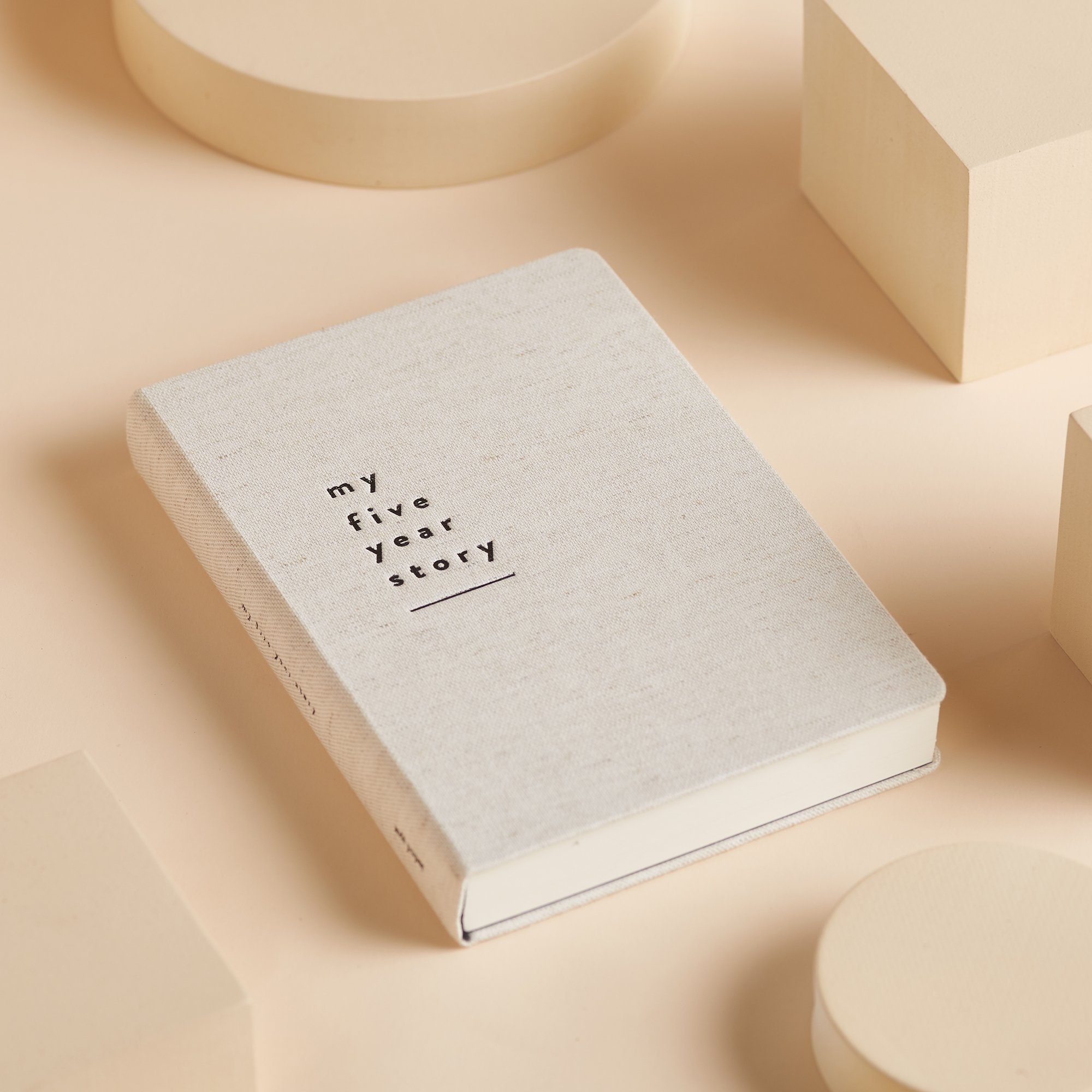 My Five Year Story Journal Cotton One Line a Day Journal - Etsy UK