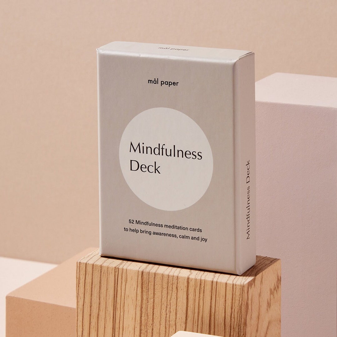 Mindfulness Card Deck, Mindfulness Gift, Gratitude Cards, Wellness ...