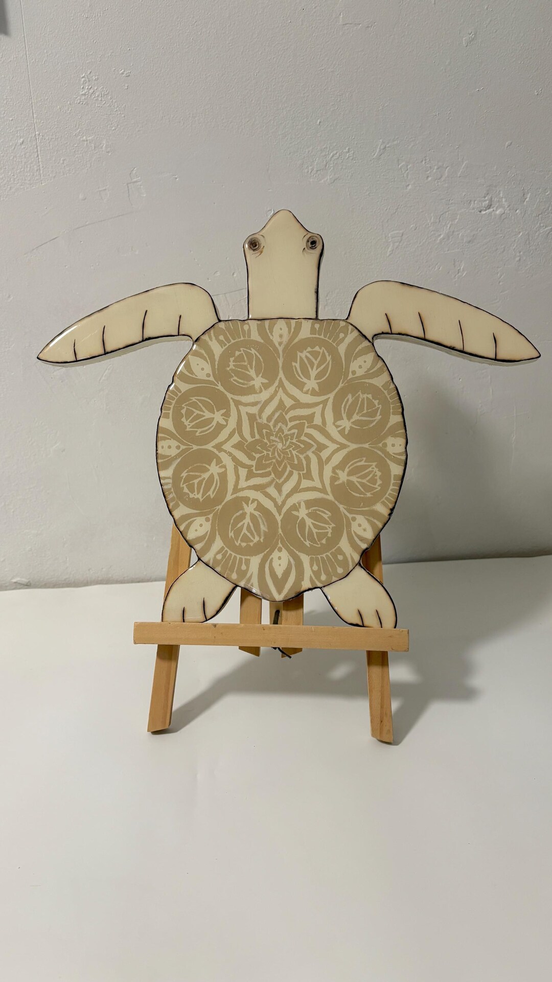 Whimsical Sea Turtle Wood Wall Art Hand Painted - Etsy