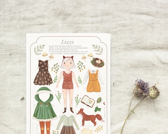 Hijab Paper Doll Printable Kid Craft Holiday Activity Digital Download ...
