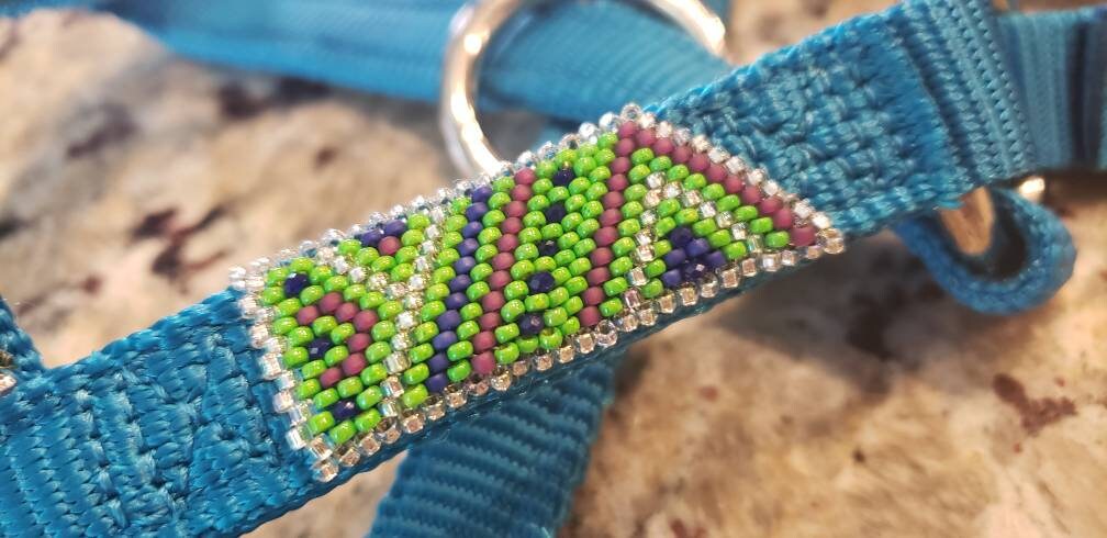 Handbeaded Goat Halter FULL 6.5inch - Etsy