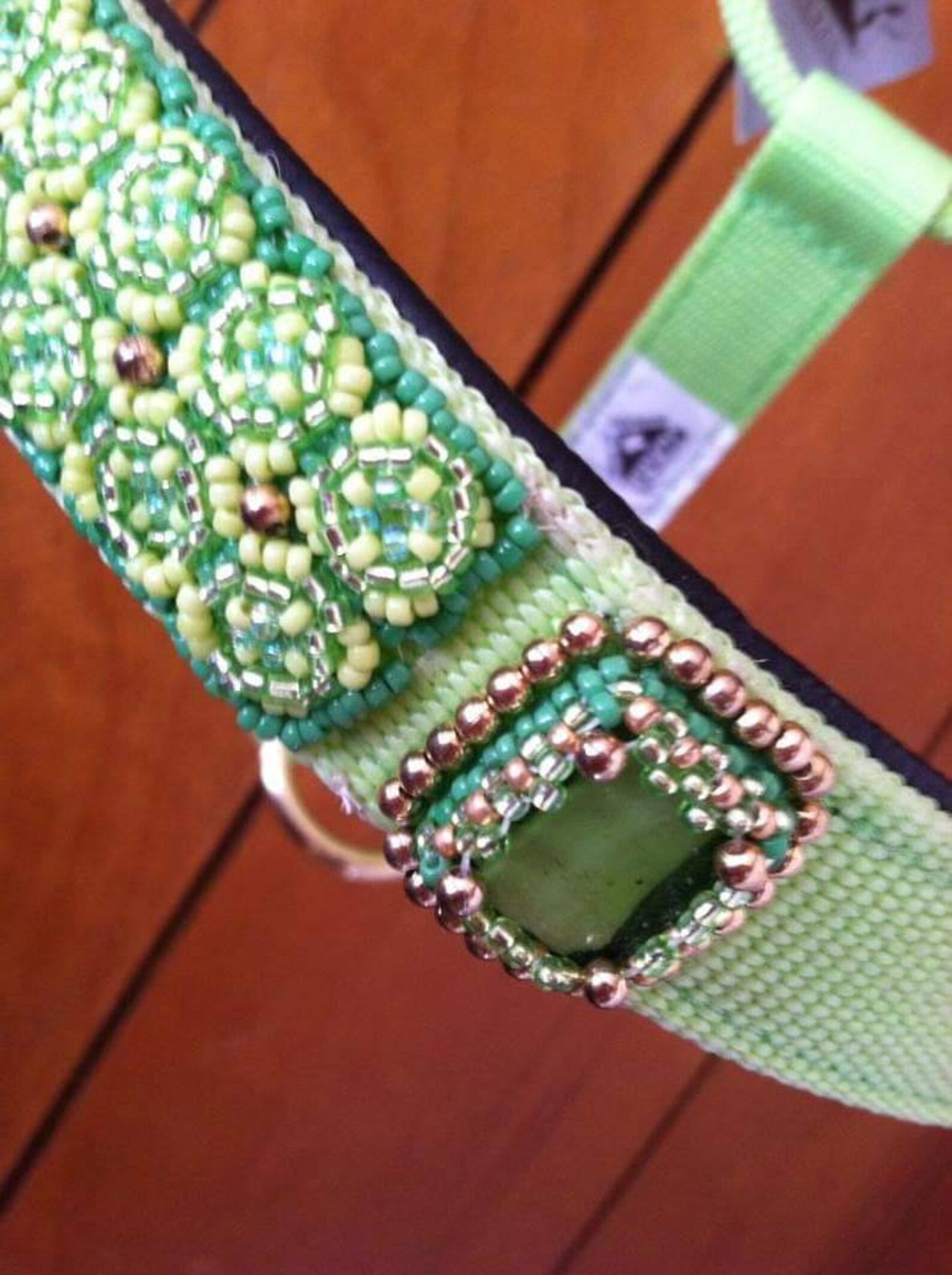 Handbeaded Flat Halter - Etsy
