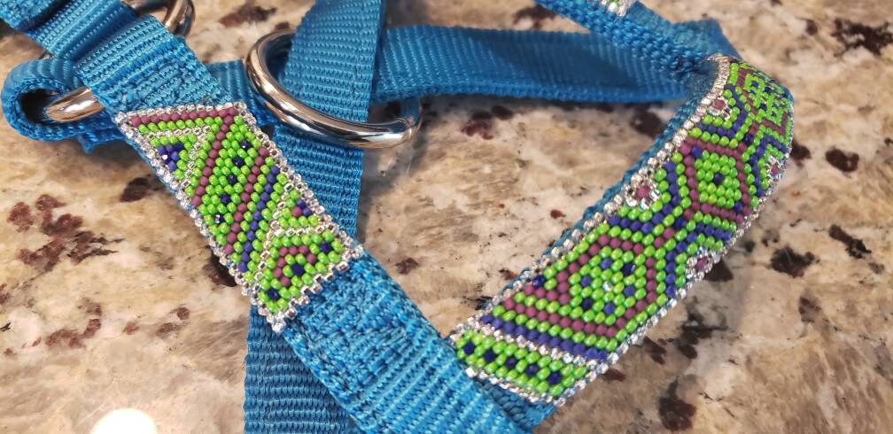 Handbeaded Goat Halter FULL 6.5inch - Etsy