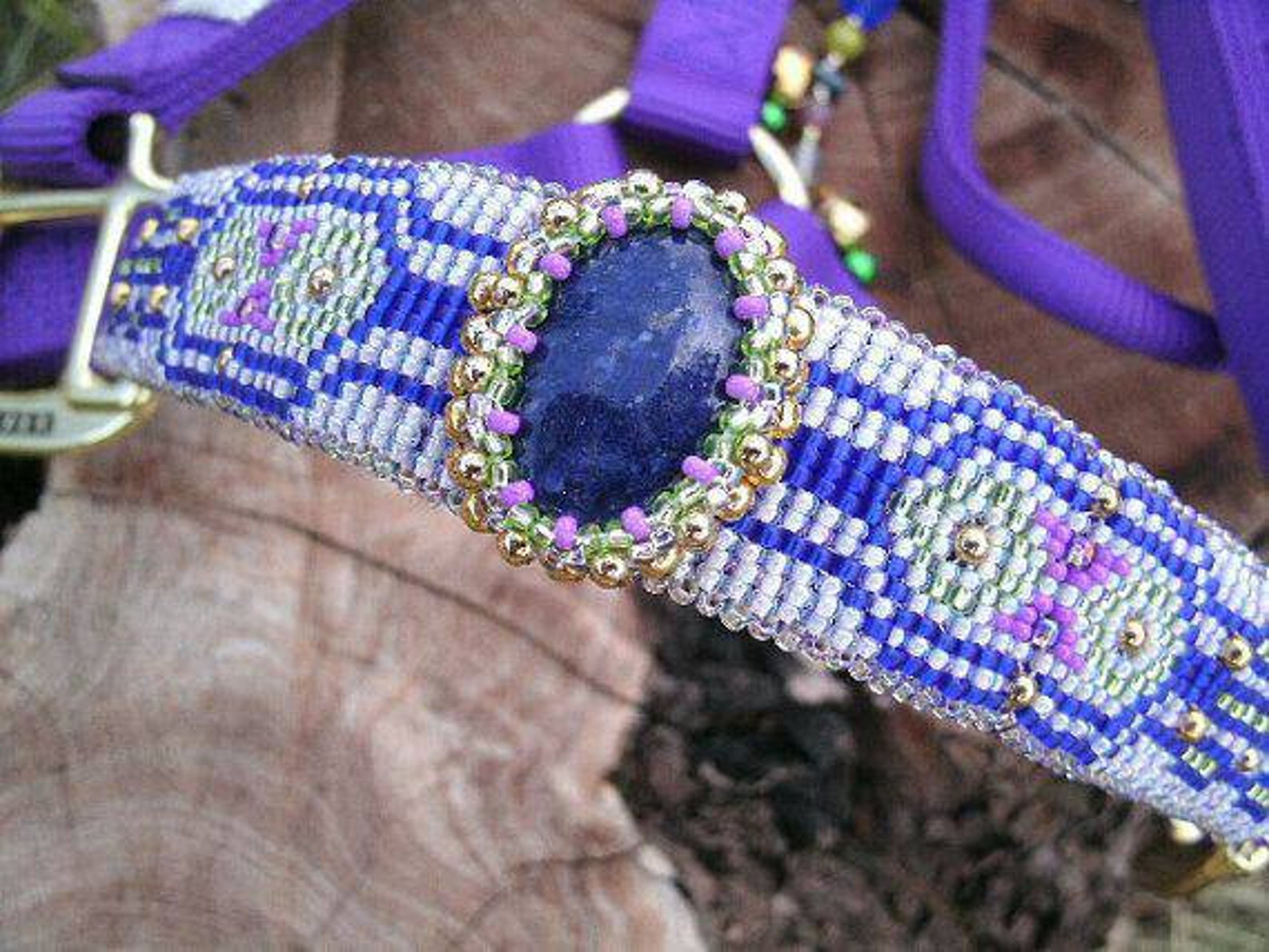 Handbeaded Flat Halter - Etsy