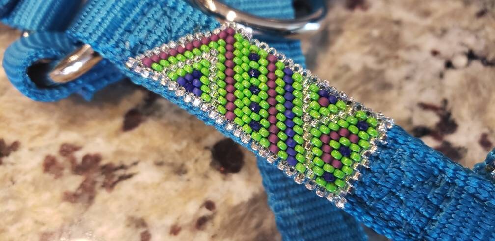 Handbeaded Goat Halter FULL 6.5inch - Etsy