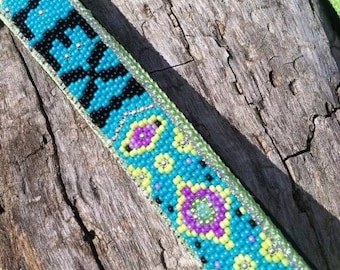 Handbeaded Flat Halter Native Style Design - Etsy
