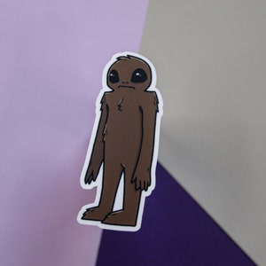 Cryptids Collection Matte Vinyl Stickers, Mothman, Fresno Nightcrawler ...