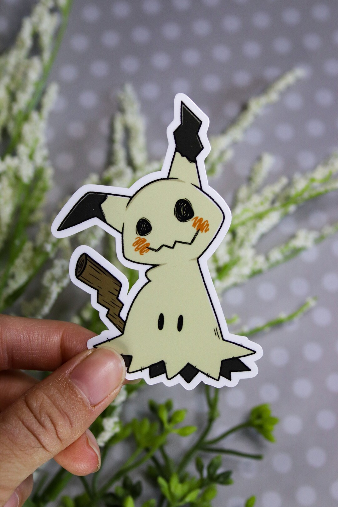 Pokemon Mimikyu Vinyl Sticker With Chance of Shiny Holographic - Etsy