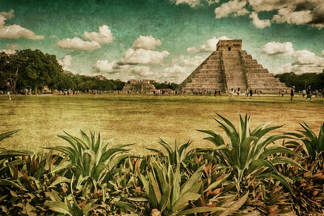 Framed Print - 5x7 Inch, 8x12 Inch - Maya Pyramid Framed Print #1 ...