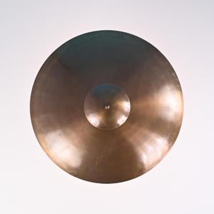 Dual Brass Disc Pendant Chandelier – 5 Light Mid-century Ceiling ...