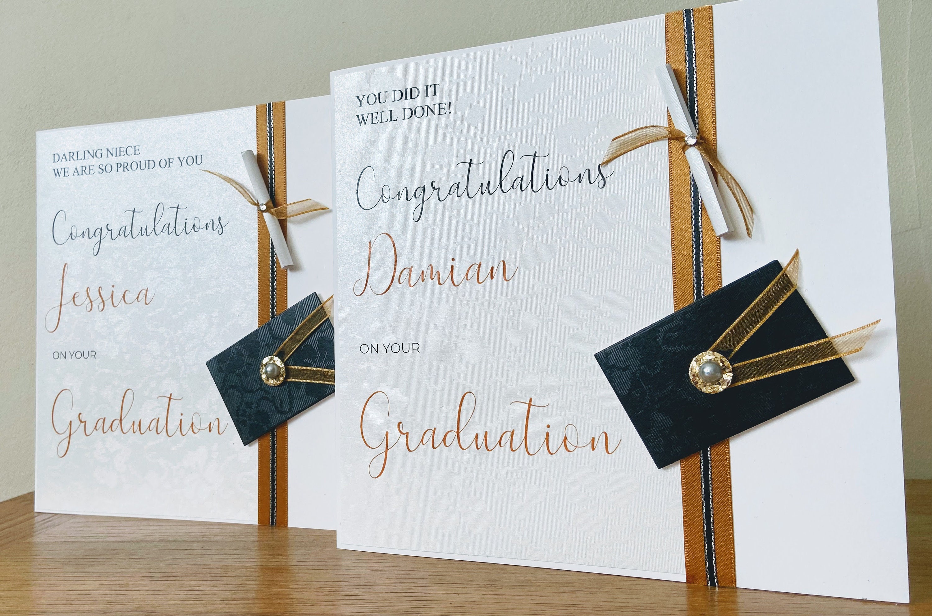 Personalised Boxed Degree, Phd, Masters Card, Handmade, Graduation ...