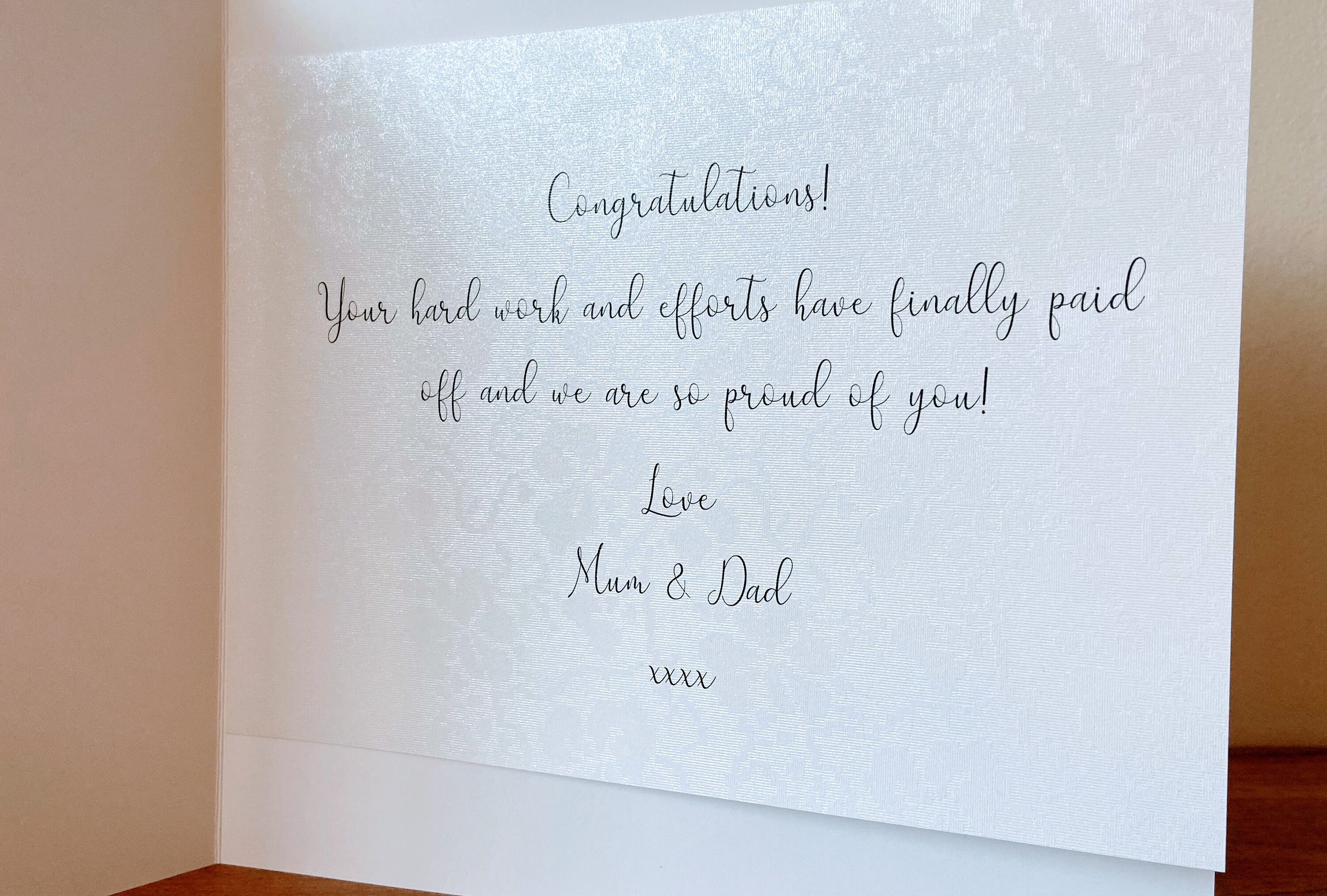 Personalised Boxed Degree, Phd, Masters Card, Handmade, Graduation ...