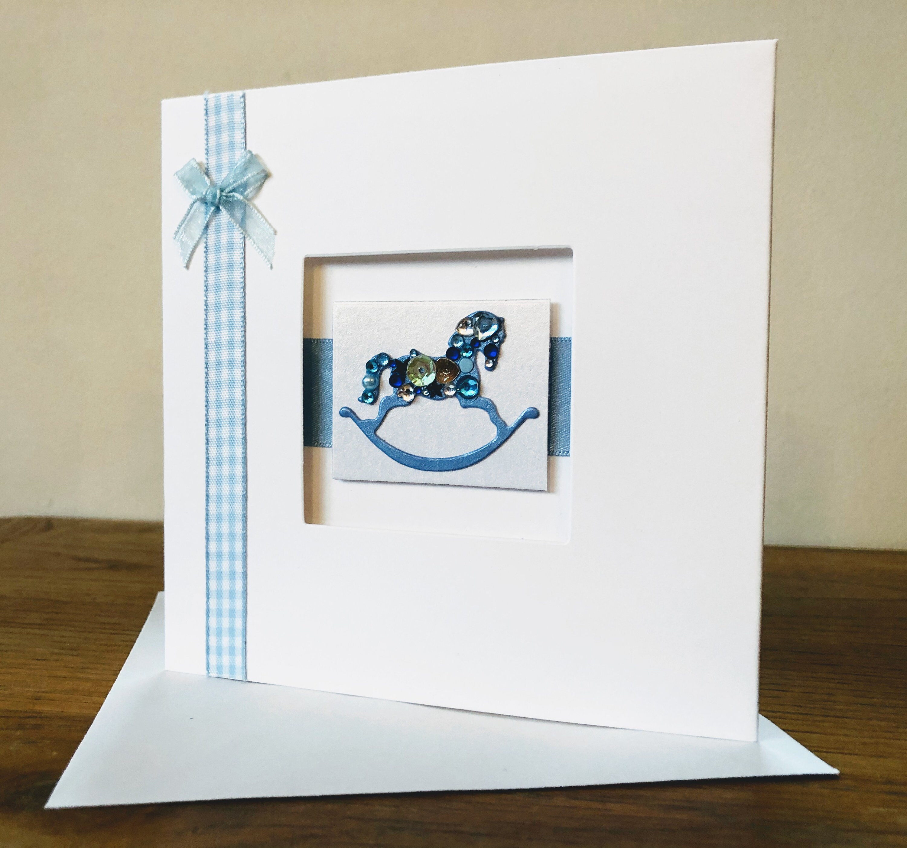 Luxury Baby Card Baby Girl Baby Boy Christening card | Etsy