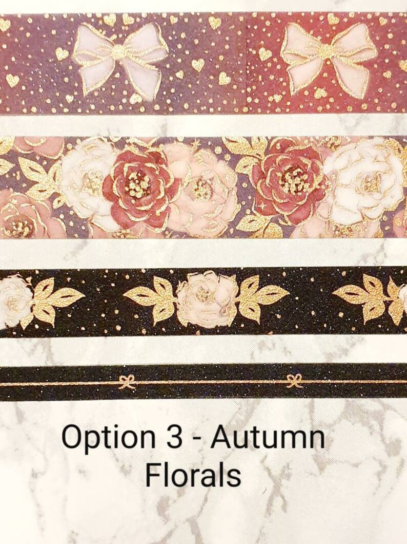 Bloomsical Washi Sample Set Winter Collection | Etsy