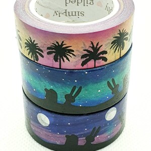 Simply Gilded Washi Sample Set -stargazing/moongazing/palms Collection ...