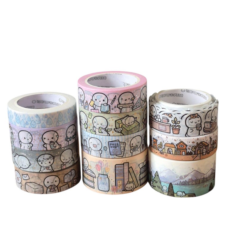 Washi Tape Shop Stickers - Etsy UK