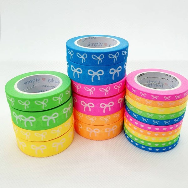 Neon Washi Tape - Etsy